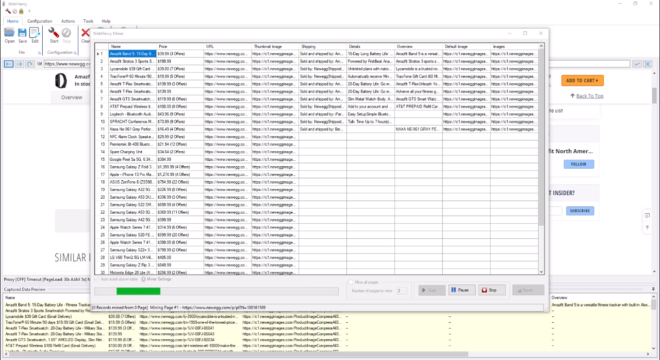 Web Scraping Newegg Product Data from Multiple Categories – WebHarvy Blog